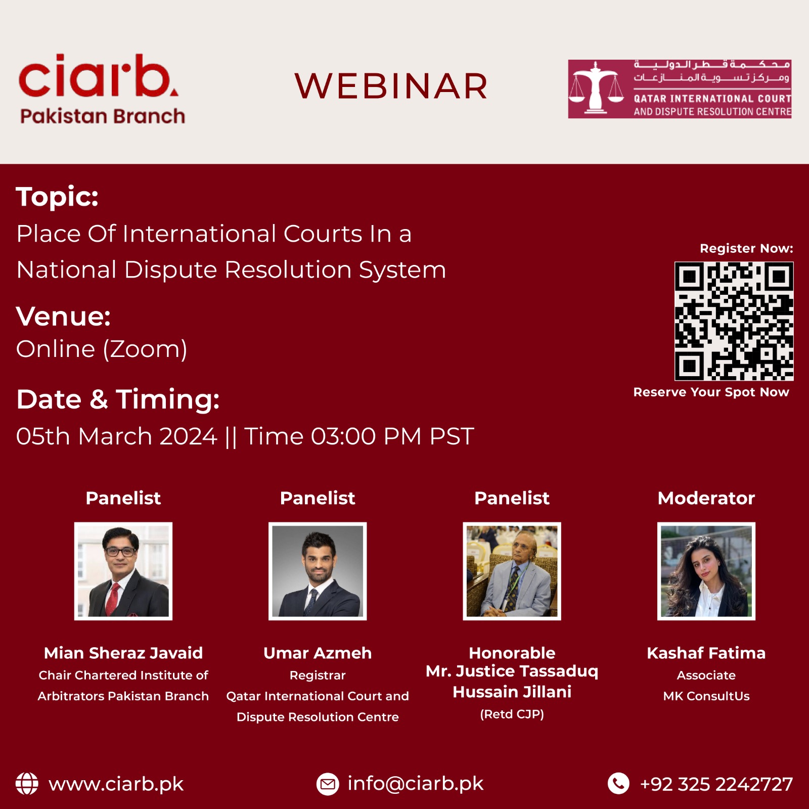 CIArb Webinar: Place of International Courts in a National Dispute ...